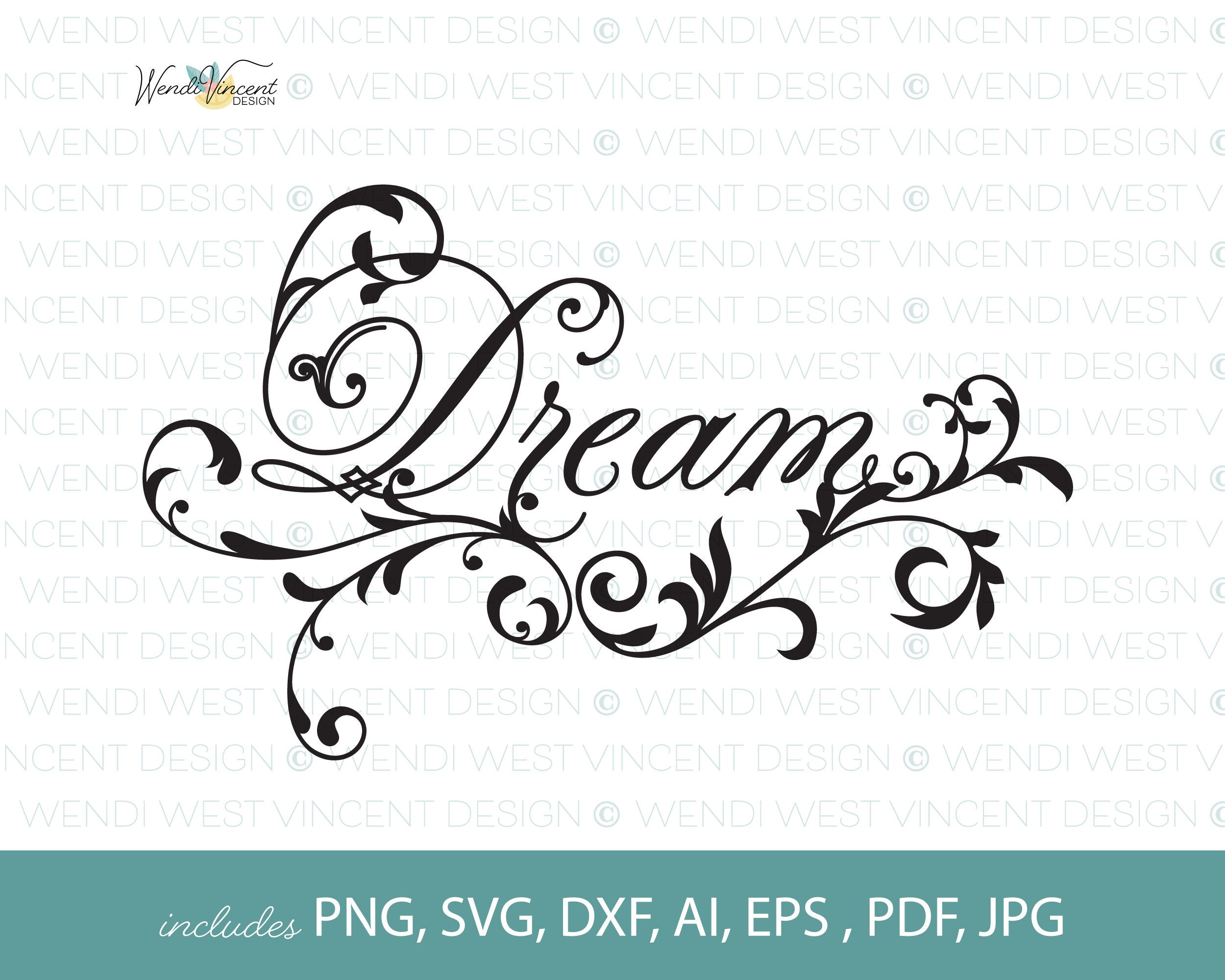 Dream SVG File, for Cutting Machines, Laser Engraving & Sublimation ...