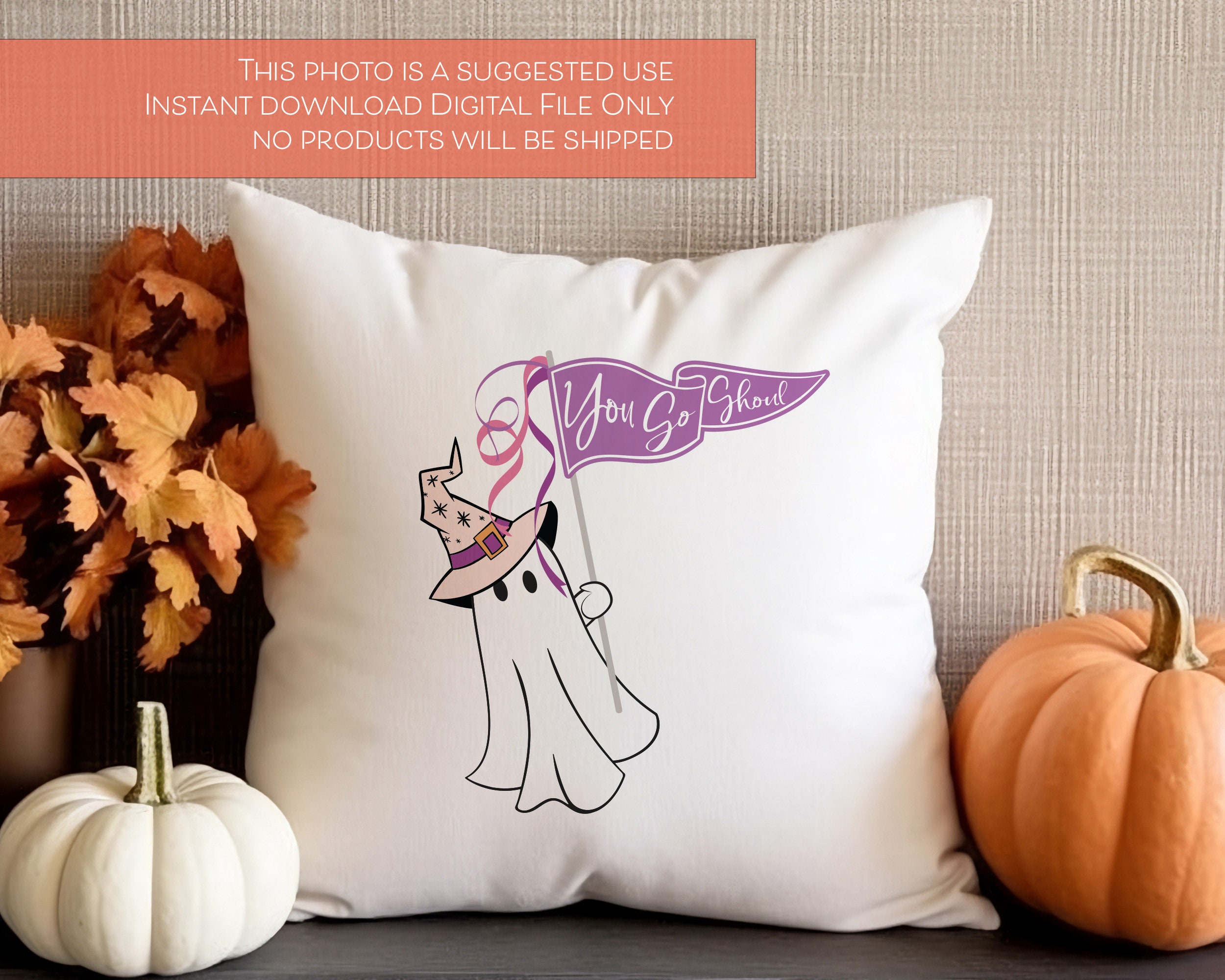 Pastel Halloween Clipart Bundle, Halloween Pngs and Svgs, Cute Ghosts ...