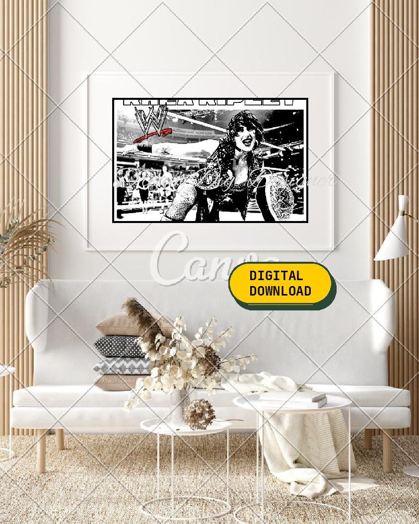 Rhea Ripley Mamis Always on Top Poster, WWE Print, Wrestling Wall Art ...