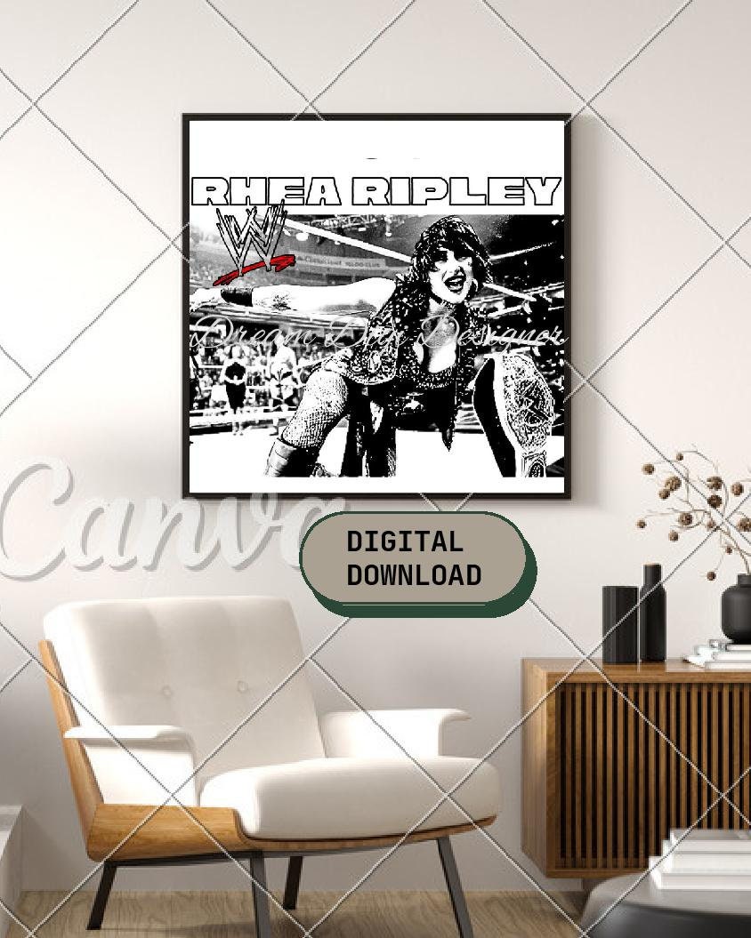 Rhea Ripley Mamis Always on Top Poster, WWE Print, Wrestling Wall Art ...