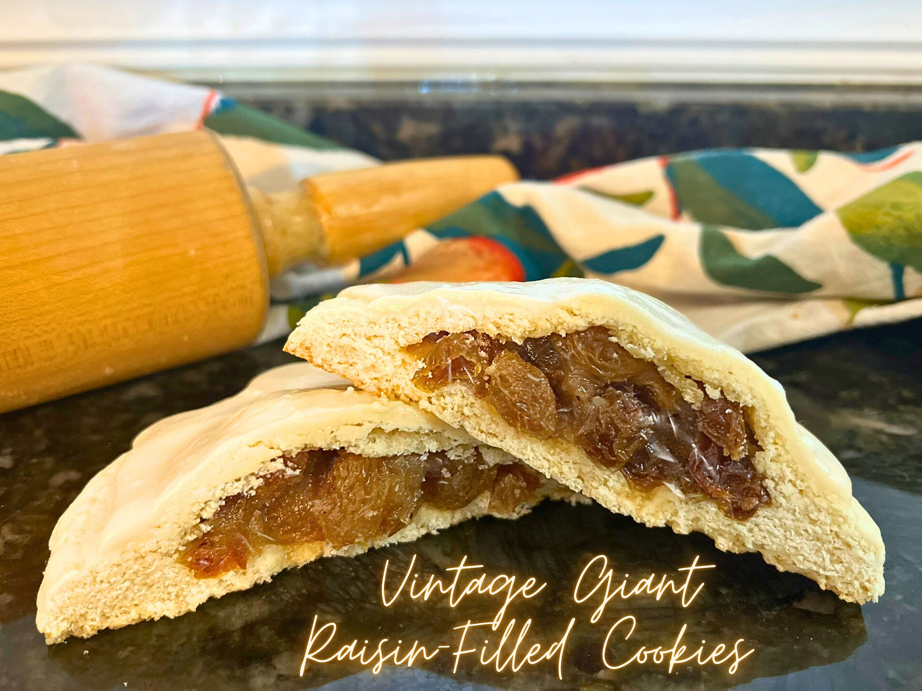 Vintage Gourmet Raisin-filled Giant Cookie Recipe | Gourmet Cookie - Etsy