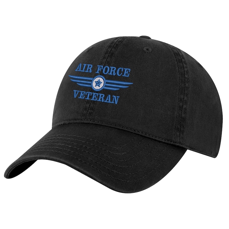 US Air Force Veteran Hat – Embroidered Military Baseball Cap for Proud ...