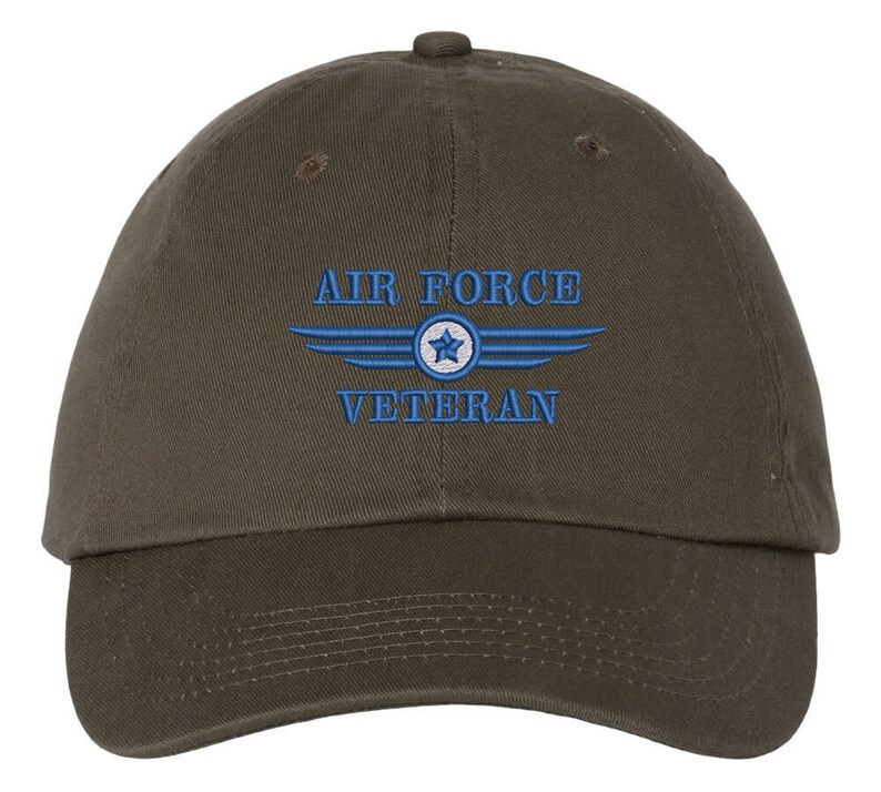 US Air Force Veteran Baseball Hat, USAF Veteran Hat, US Military ...