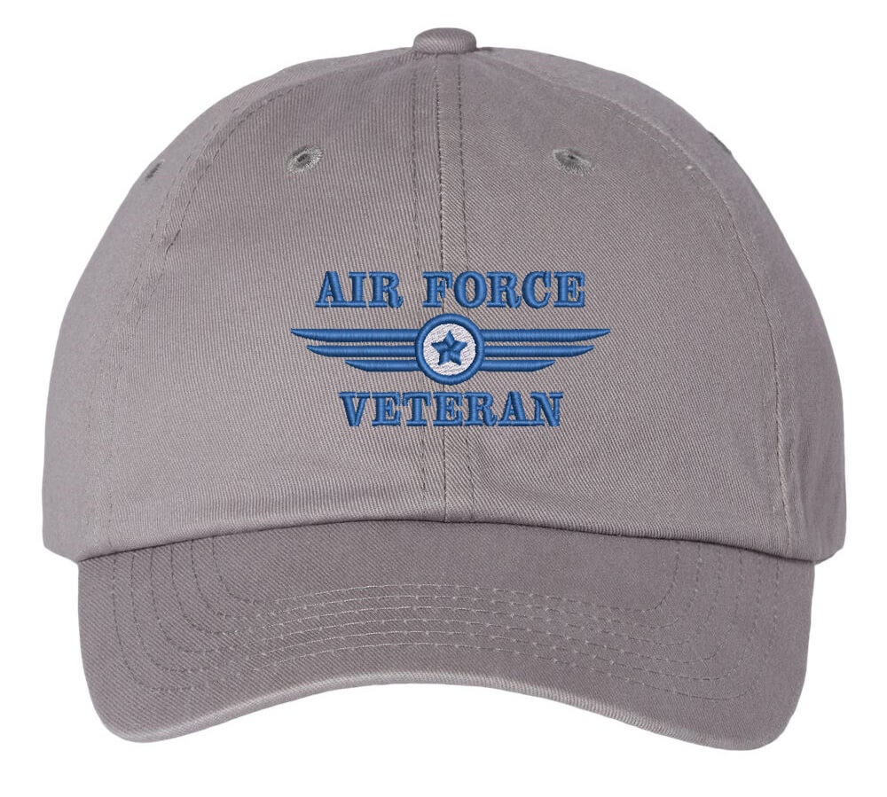 US Air Force Veteran Baseball Hat, USAF Veteran Hat, US Military ...