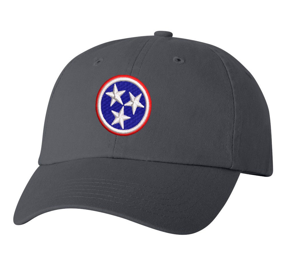 Tennessee Tri-star State Flag Embroidered Baseball Hat - Etsy