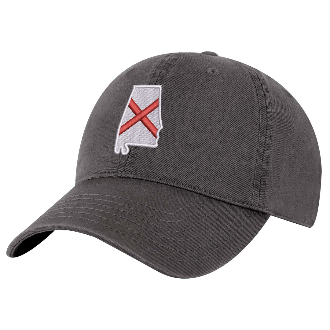 Alabama Flag Baseball Cap - Embroidered State Hat for Heart of Dixie ...