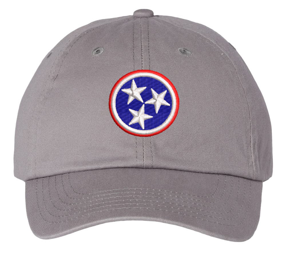 Tennessee Tri-star State Flag Embroidered Baseball Hat - Etsy