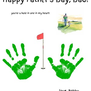 Handprint Art for Father's Day Art for Father's Day Easy DIY Craft for ...