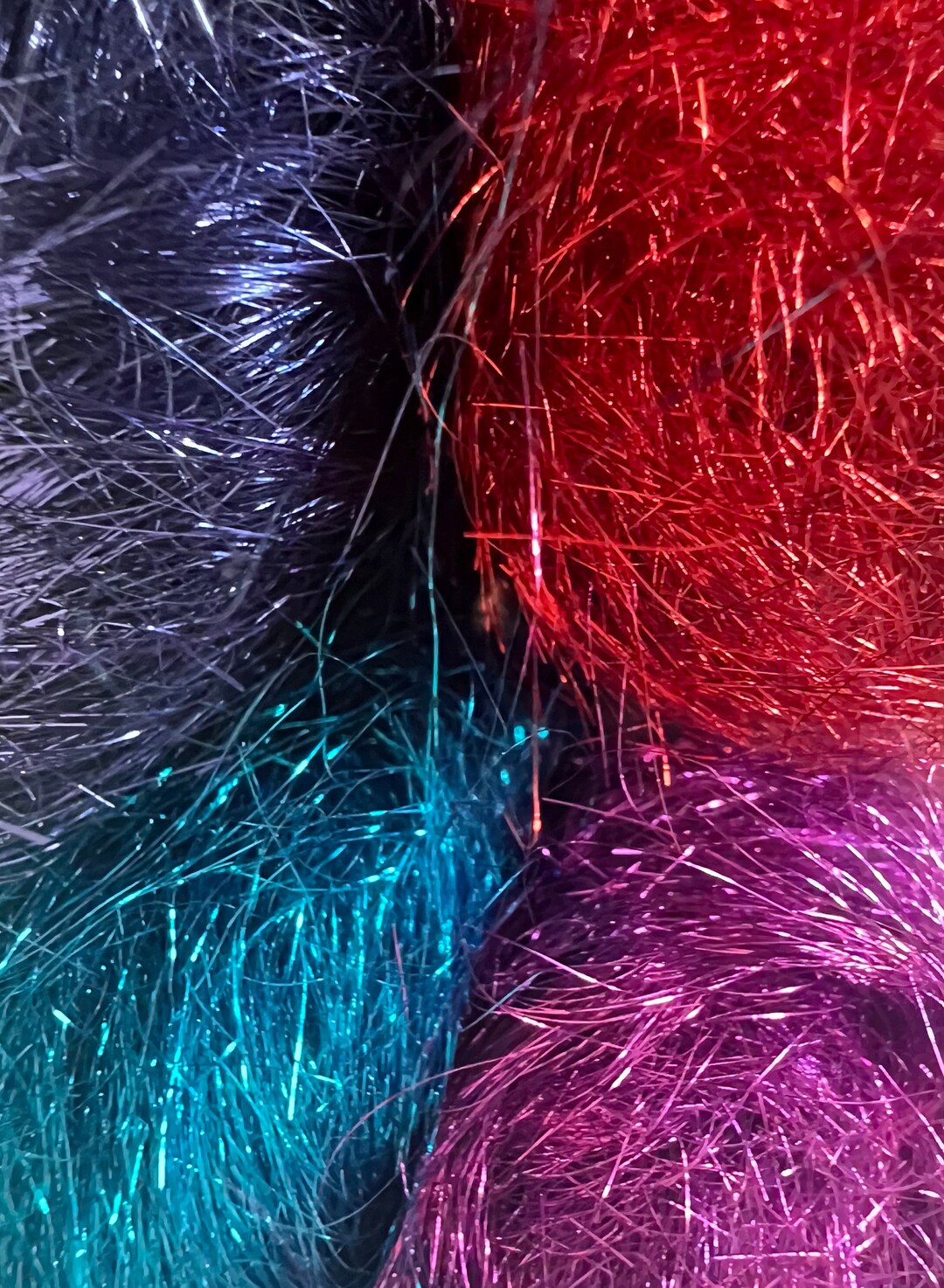 Non-heat Bondable Colored Angelina Fibers Super Sparkly & Perfect for ...