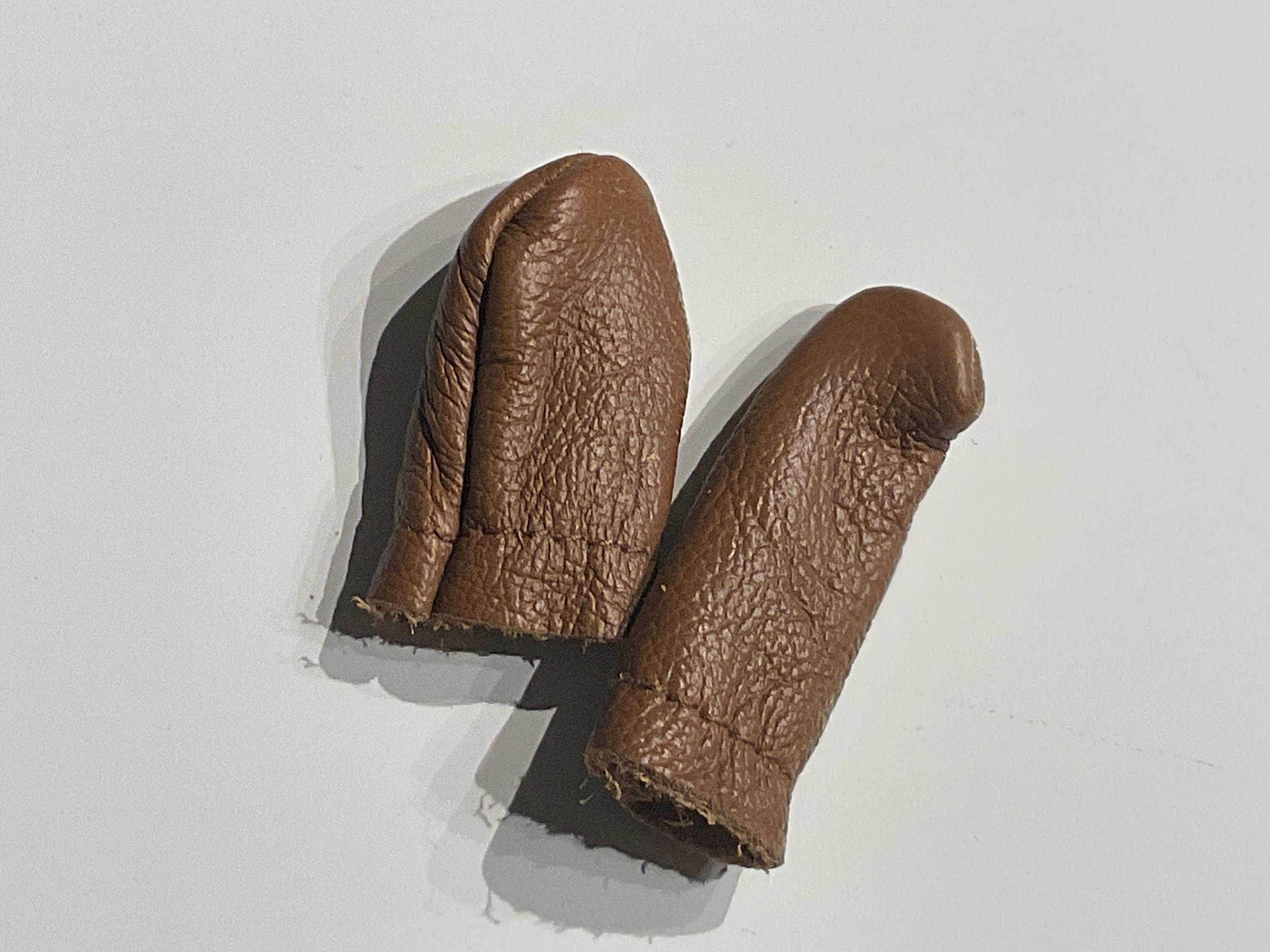Leather Finger Guards/protectors (1-PAIR) - Etsy