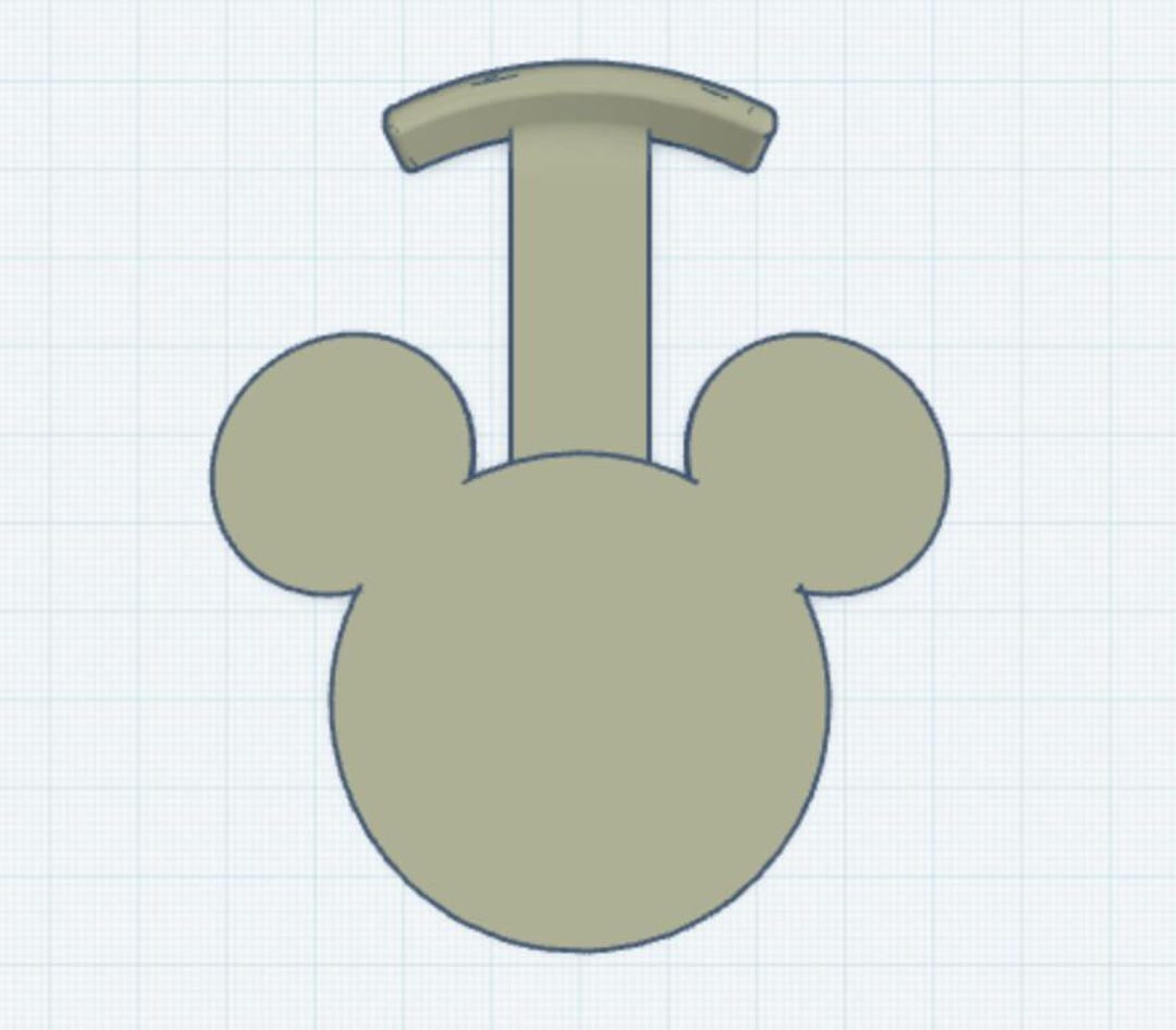 Mickey Ear Wall Mount STL - Etsy