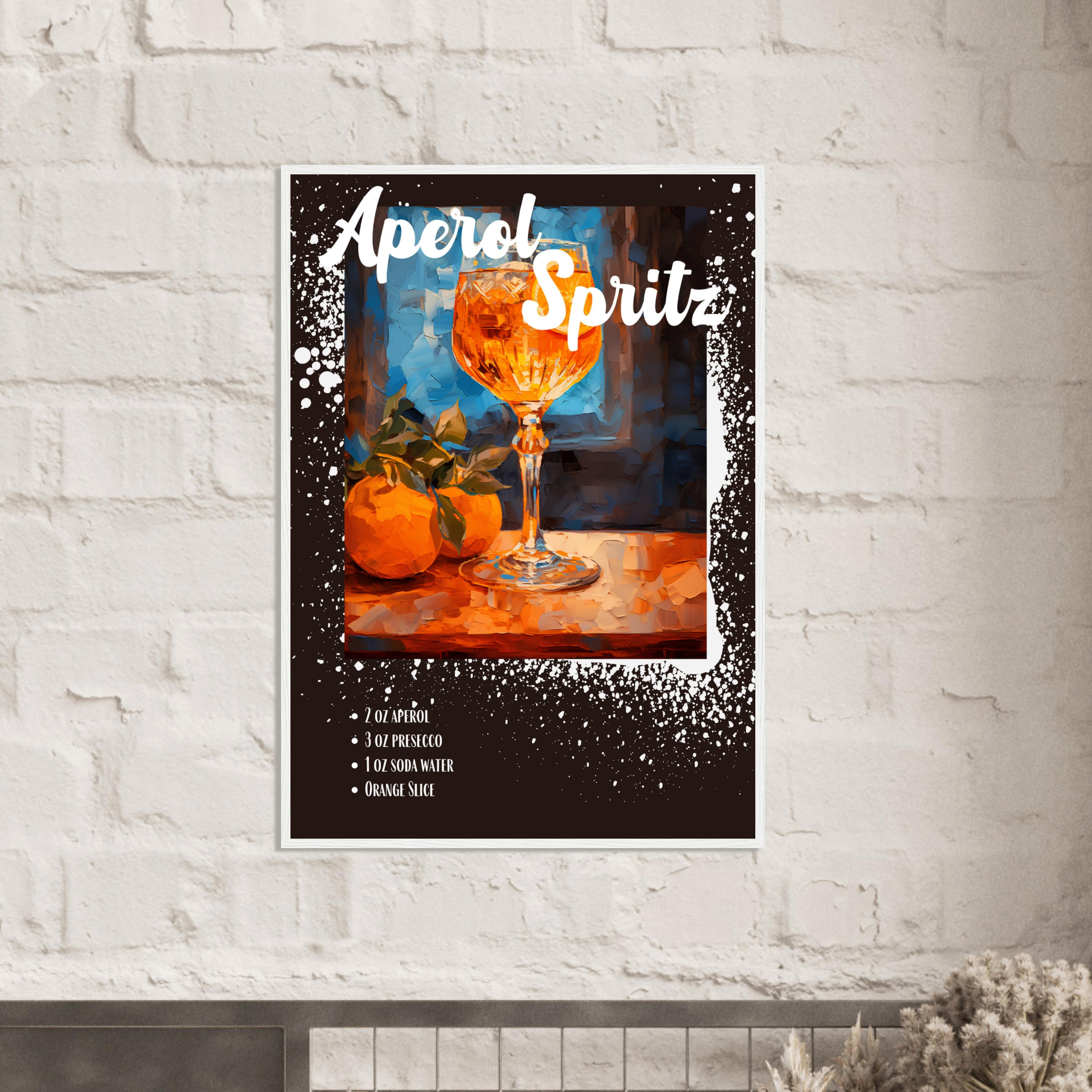 Aperol Spritz Print Aperol Spritz Poster Cocktail Bar Wall - Etsy