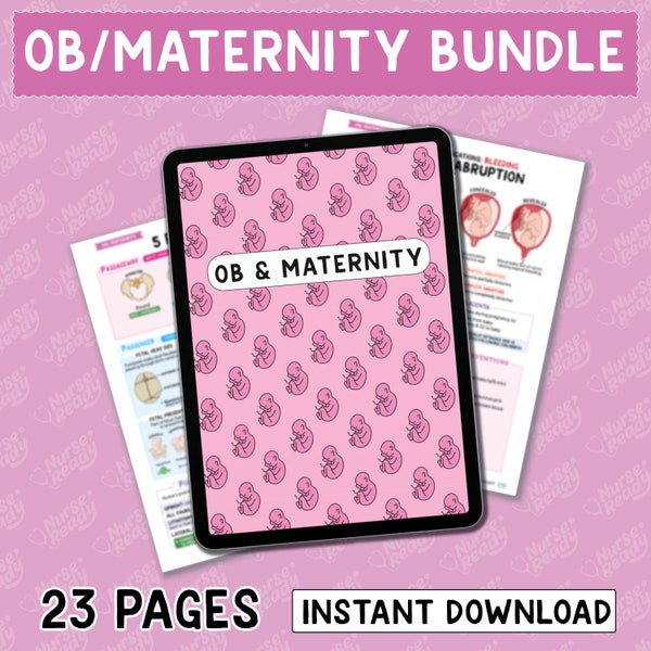 Maternity Study Guide - Etsy