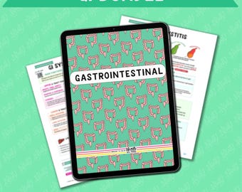 GI System Nursing Notes Bundle - 18 PAGES - Etsy UK