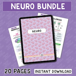Neurological Disorder Notes Bundle Study Guide Digital Download - Etsy