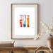 Test Tube Watercolor Print, Watercolor Print, Science Wall Art, Test ...