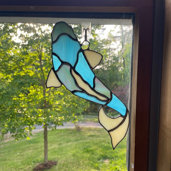 Stained Glass Koi Fish - Etsy
