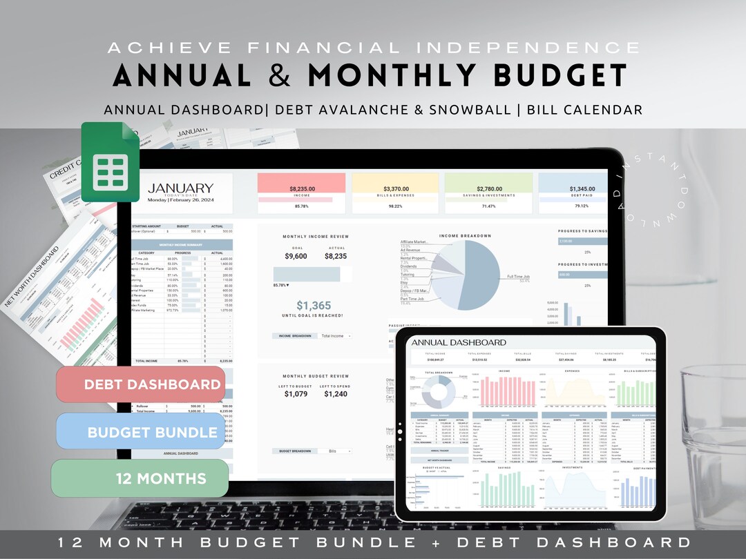 Basic monthly expense spreadsheet - fitycap