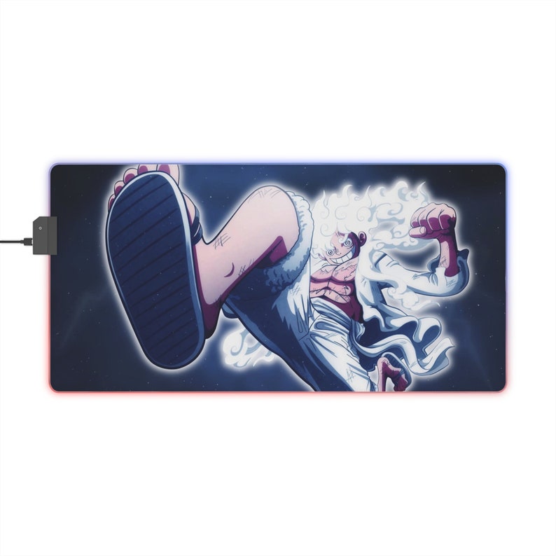 Luffy Gear 5 LED Gaming Mouse Pad - Etsy Australia