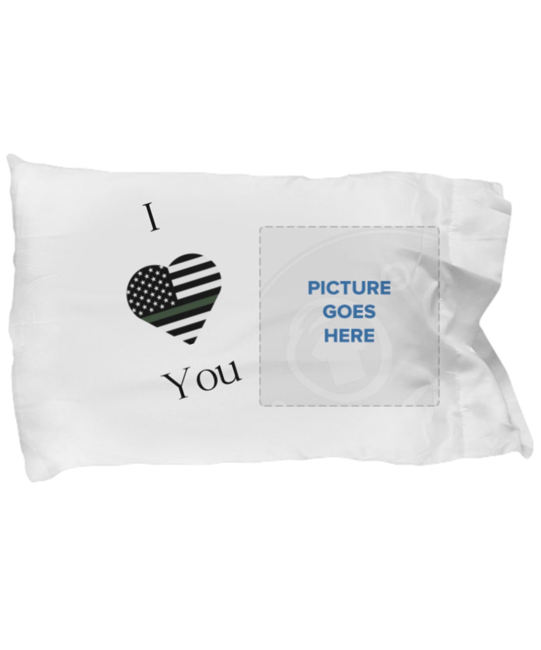 Pro- Military, Standard Personalized Pillowcase, I Love the Military ...