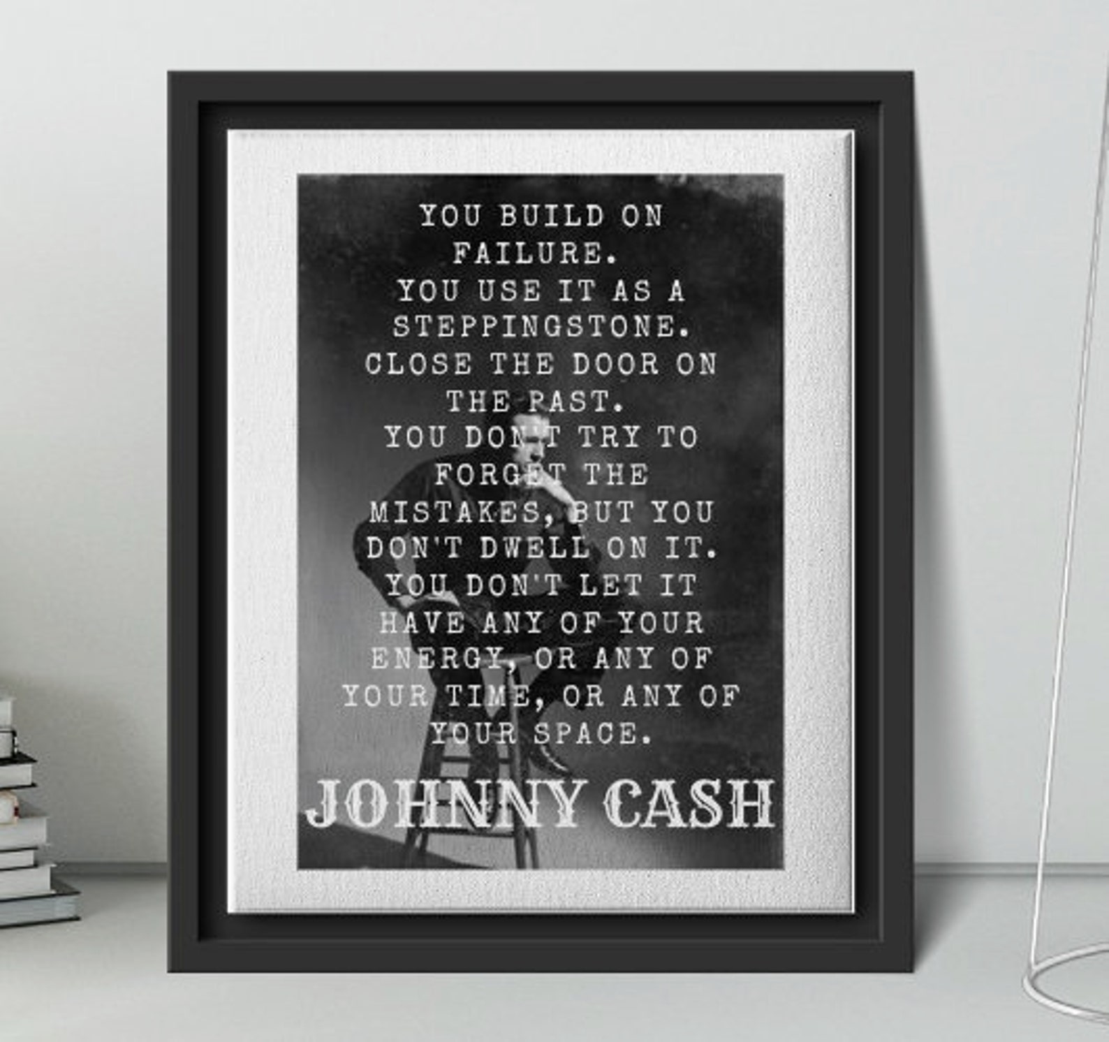 Digital Download | Johnny Cash Inspirational Poster - Embrace the Power ...