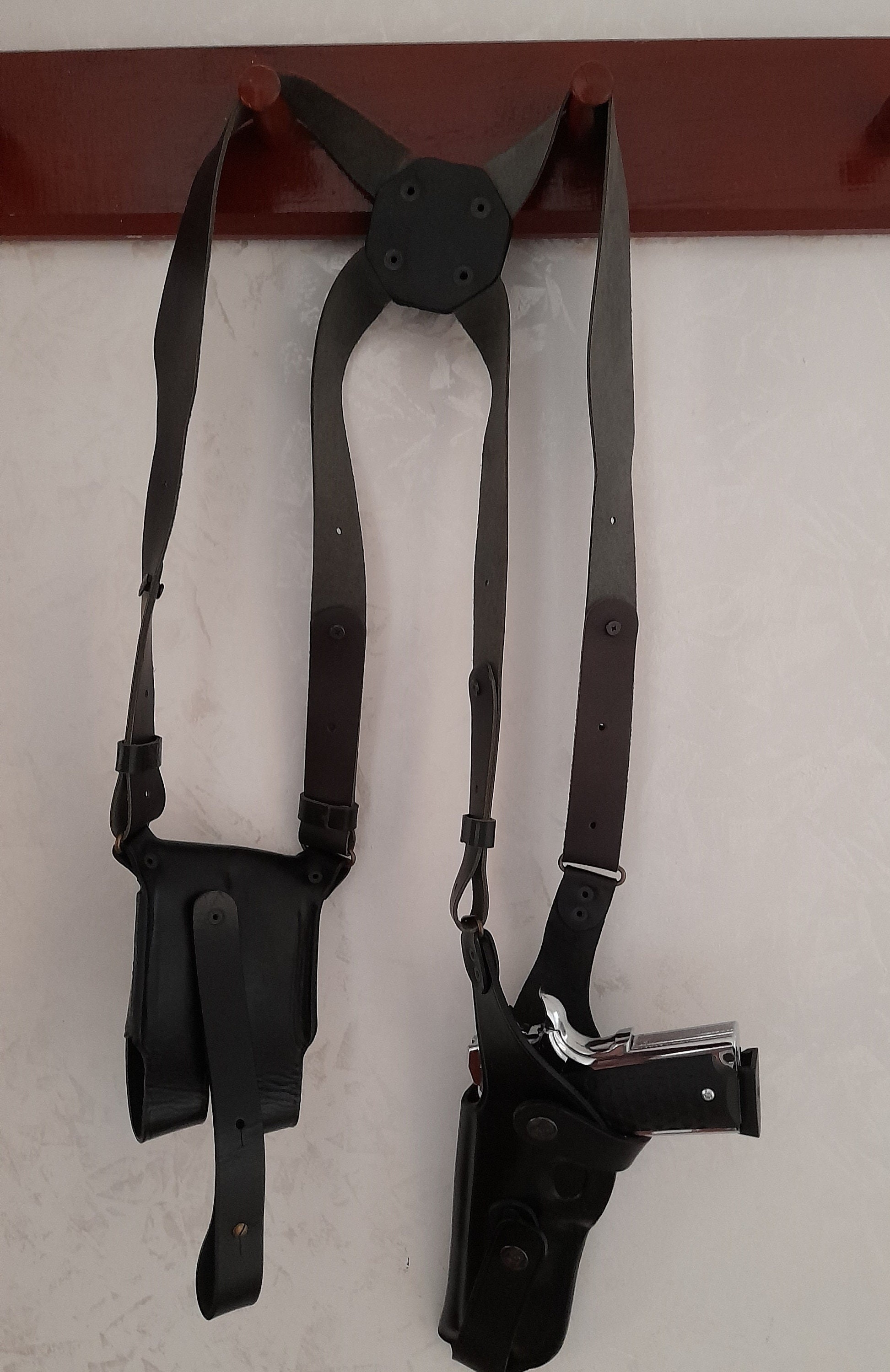 1911 Vertical Shoulder, Holster Handmade Leather Holster, Right Hand ...
