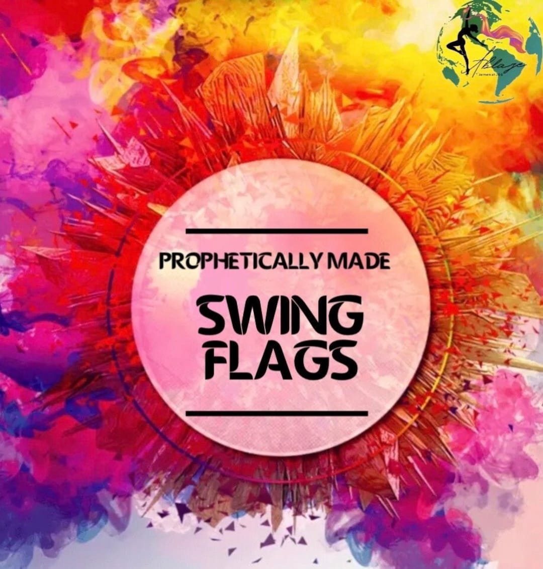 Prophetically Dyed Swing Flags-worship Flags-custom Flags - Etsy