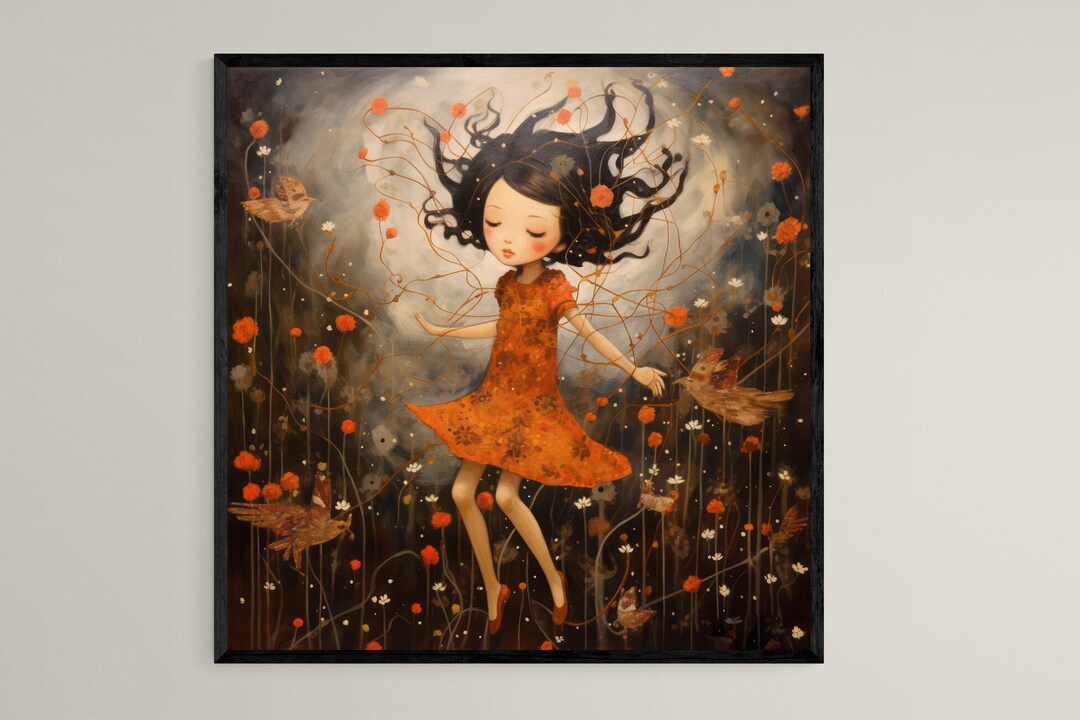 Eclectic Girl Wall Art, Girl Room Wall Art, Girls Room Decor, Printable ...