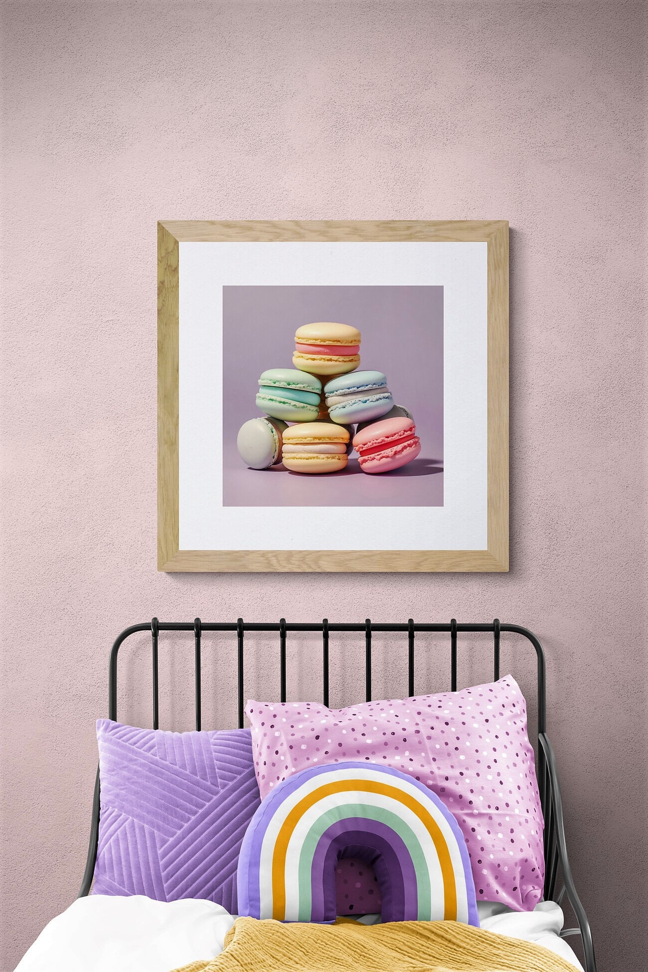 Pastel Macaroon Wall Art: Colorful Kids Room Decor (digital Download ...