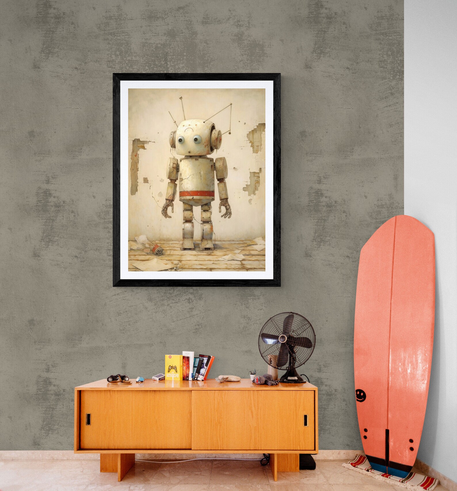 Robot Wall Art, Retro Robot Wall Art, Kids Wall Art, Printable Wall Art ...