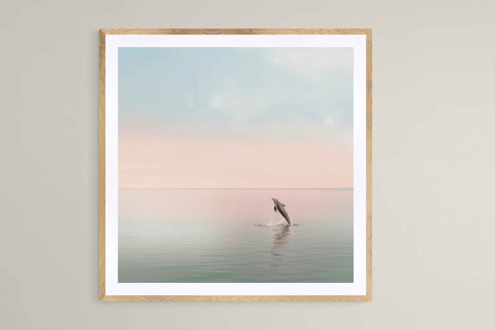 Dolphin Wall Art, Pastel Dolphin Wall Art, Pastel Wall Art, Printable ...