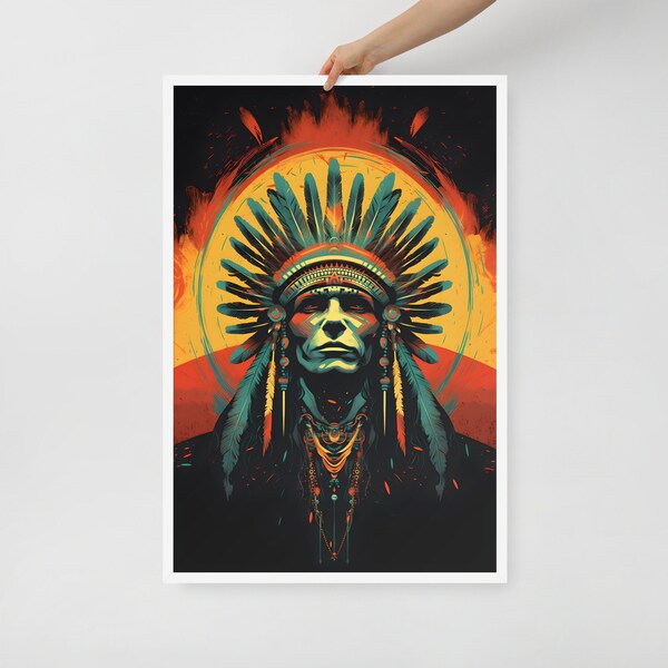 Native American Heritage Poster - Etsy