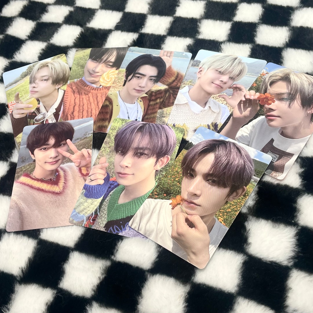 Enhyphen [official] Orange Blood Photocards PC, Weverse Edition Poca ...