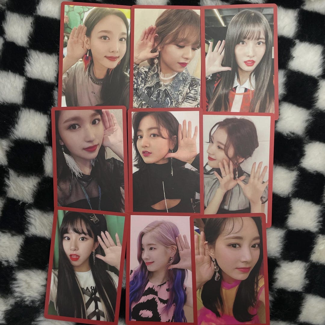 Twice official Yes or Yes Twice POB Photocard PC, Momo, Sana, Nayeon ...