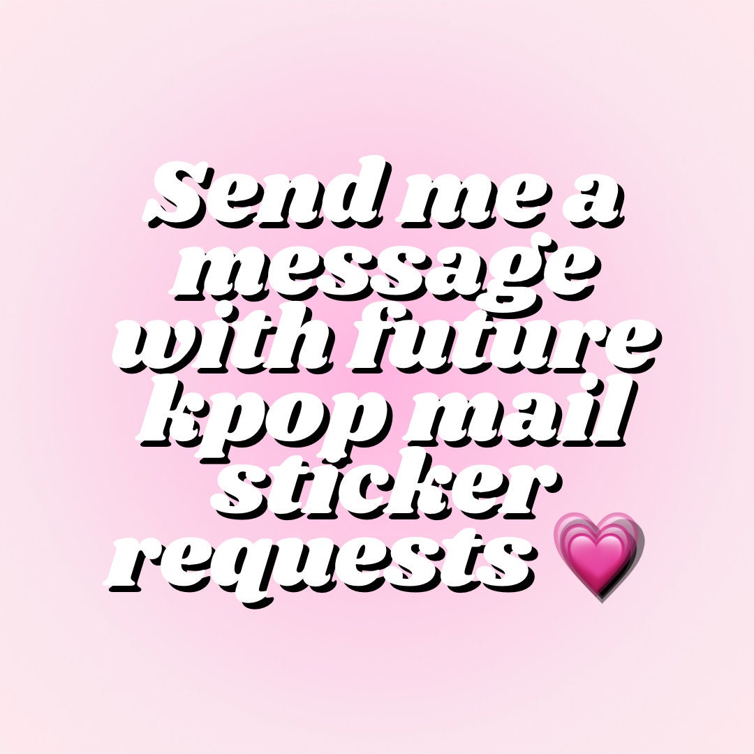 Stray Kids Han Jisung Fan Made Kpop Happy Mail Stickers, Kawaii Pastel ...