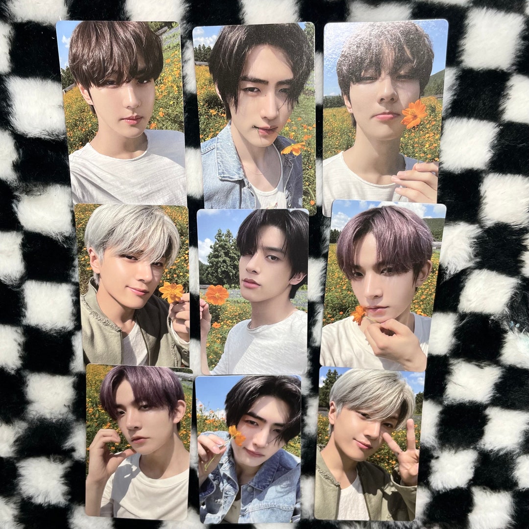 Enhyphen official Orange Blood Photocards PC, Weverse Edition Poca ...