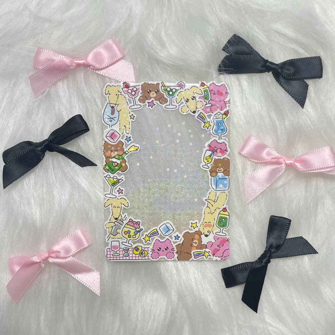 Kpop Y2K Bear Deco Toploader Kawaii Sparkle Designs With FREE ...