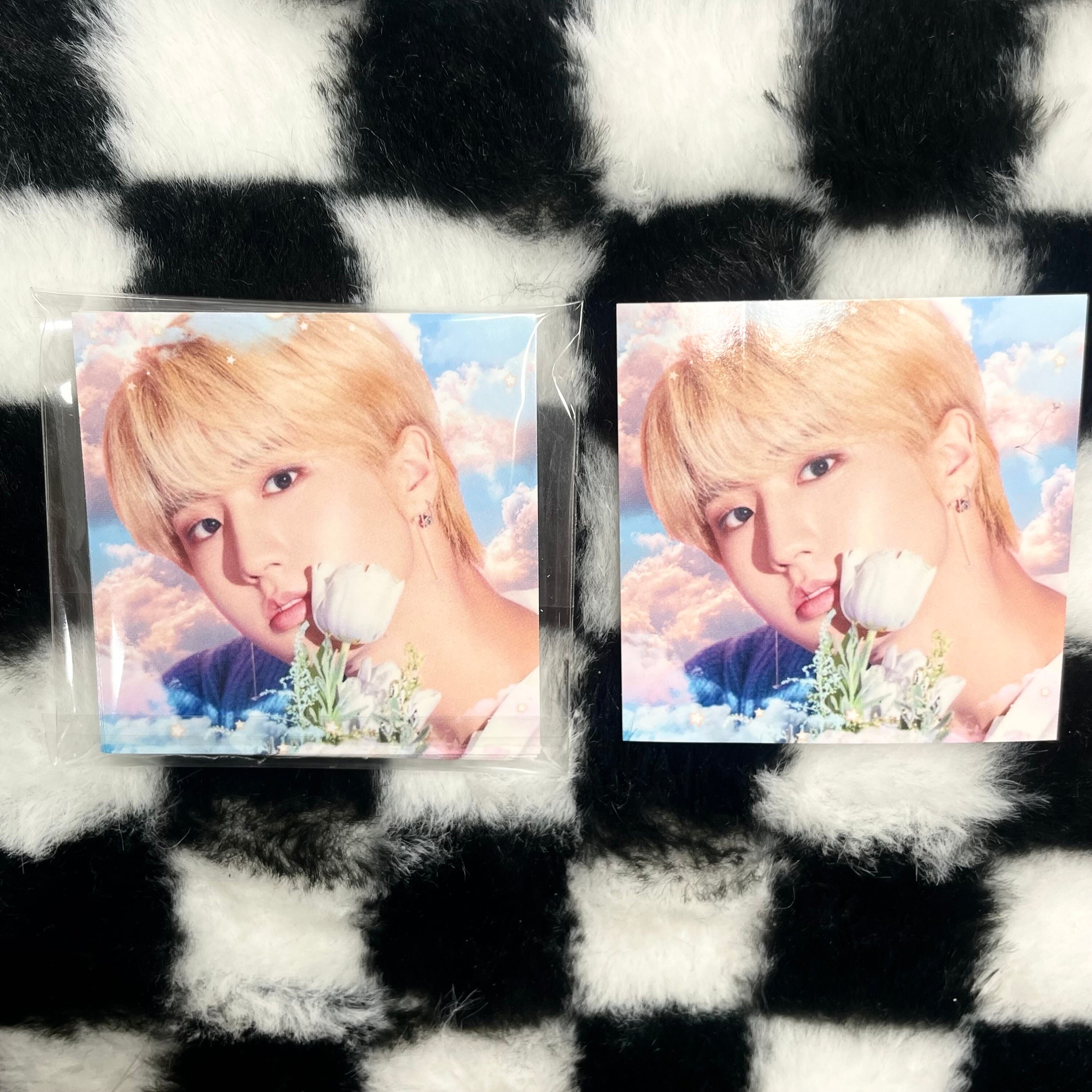 Stray Kids Han Jisung Fan Made Kpop Happy Mail Stickers, Kawaii Pastel ...