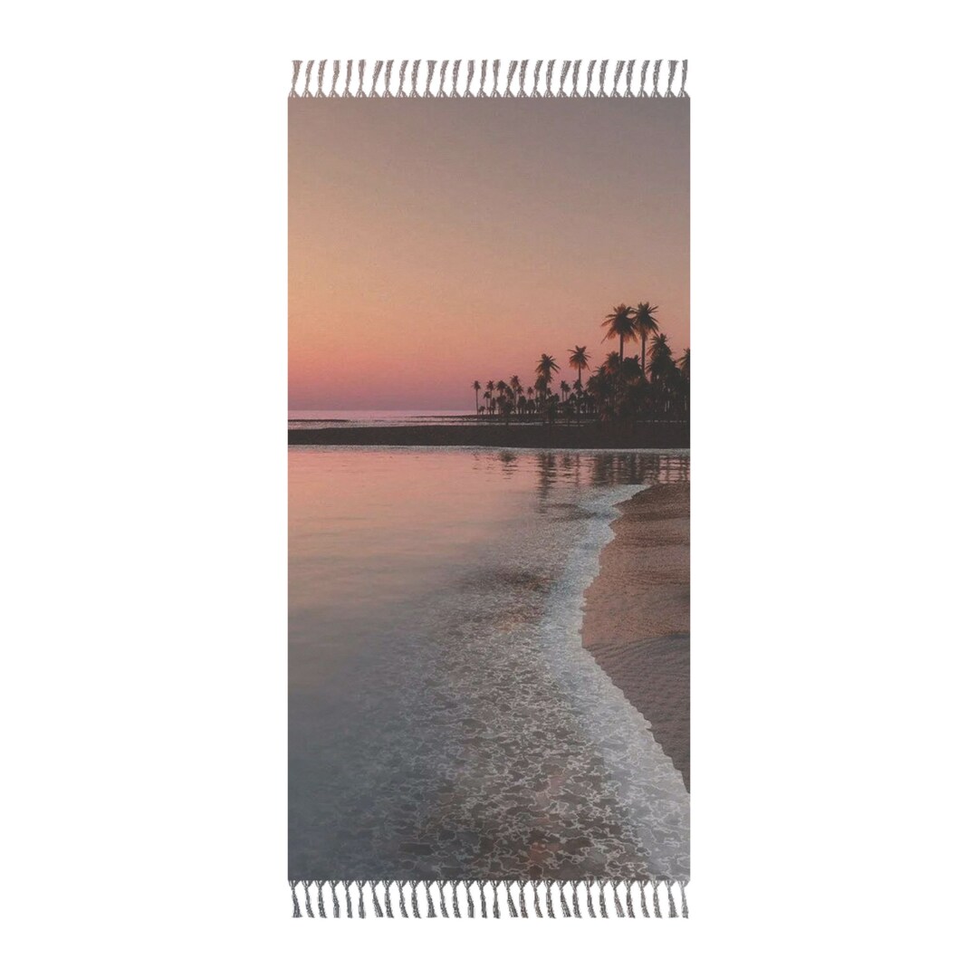 Ocean Sunset Boho Beach Cloth - Etsy