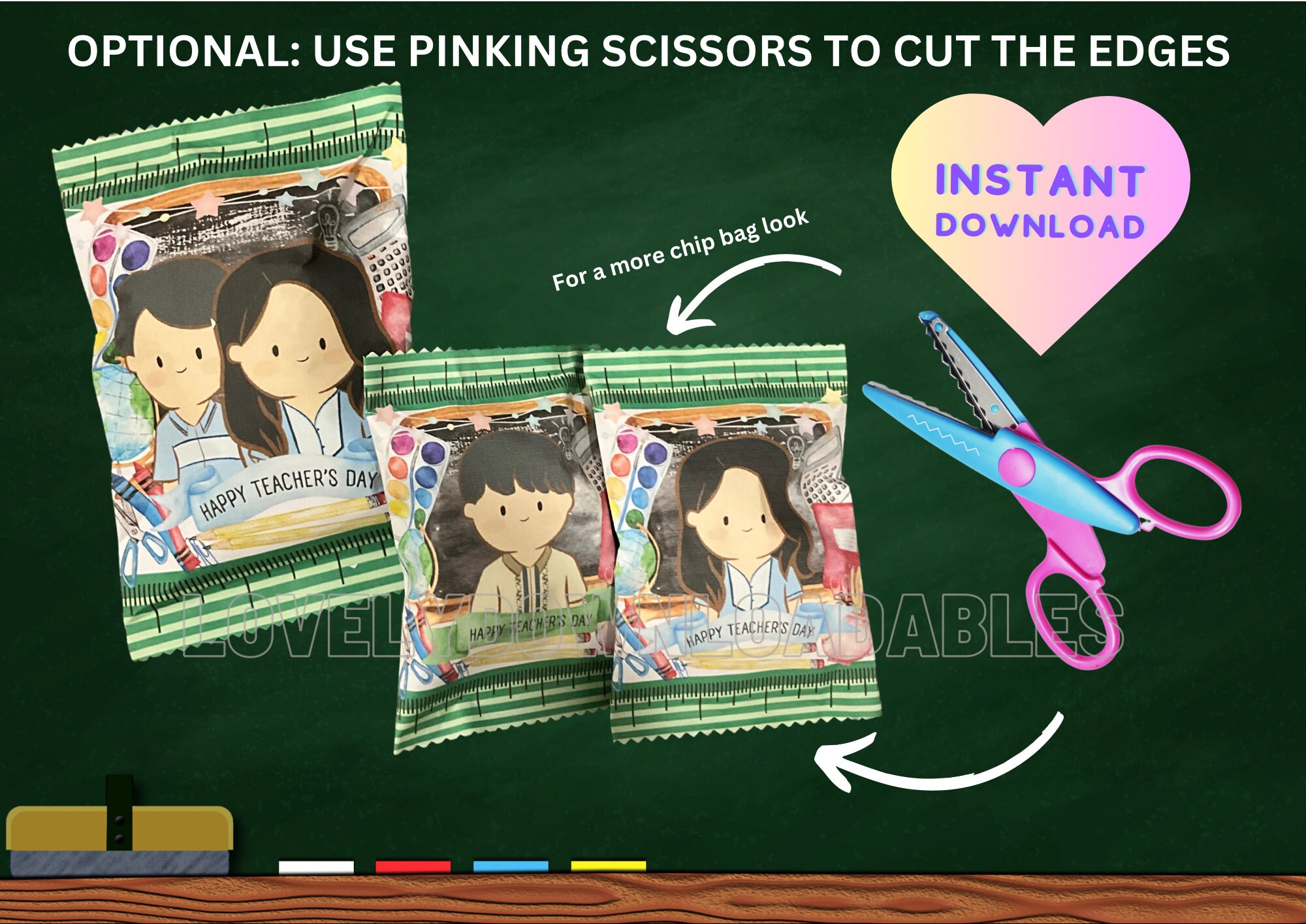 PERSONALIZED Female Teacher's Day Chip Bag Gift Party - Etsy