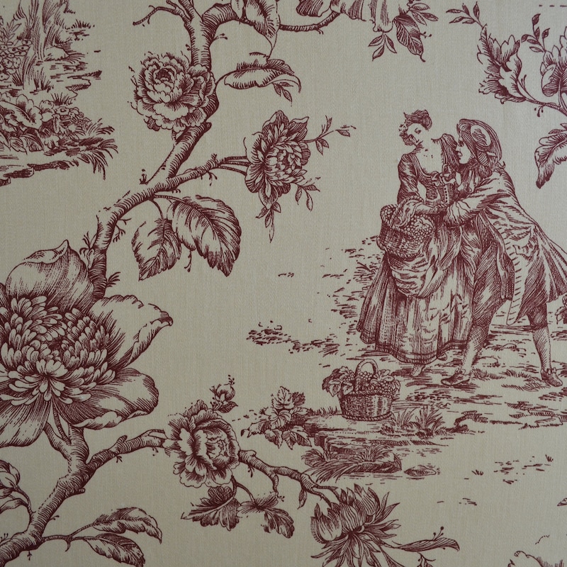 French Country Toile - Etsy