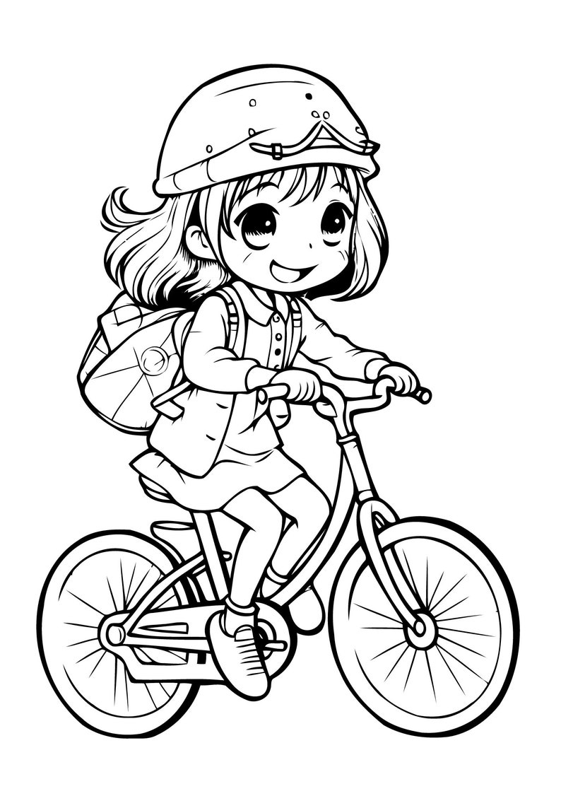 Summer Camp Coloring Pages - Etsy