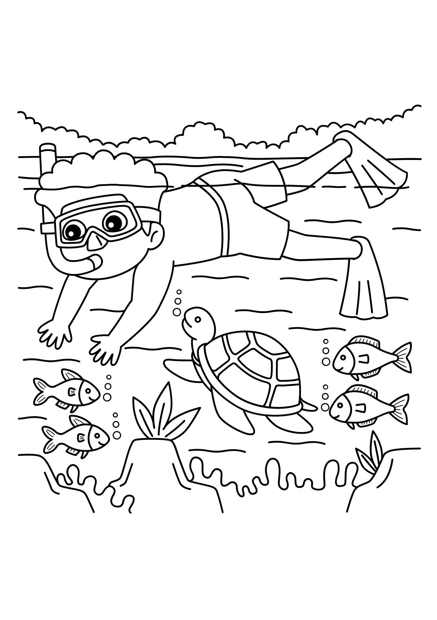 Summer Camp Coloring Pages - Etsy