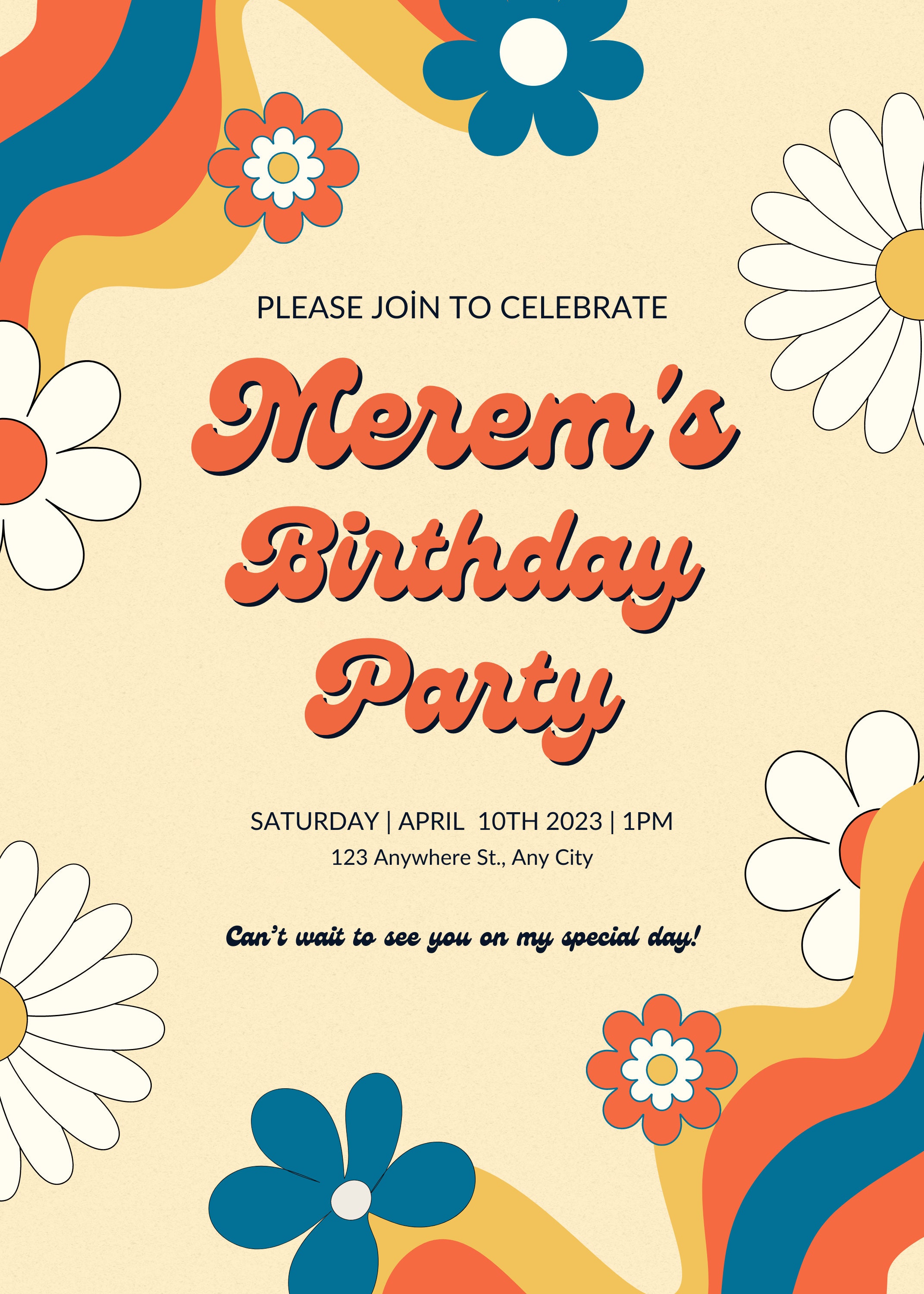 Invitation Cards Templates - Etsy