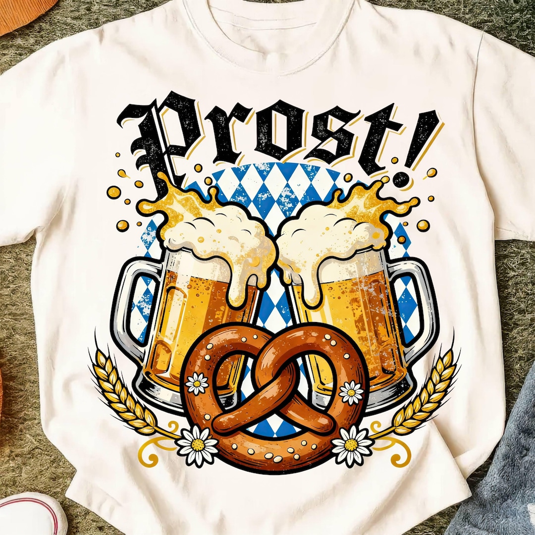 Prost Oktoberfest PNG Clipart, German Beer Pretzel Digital Download ...