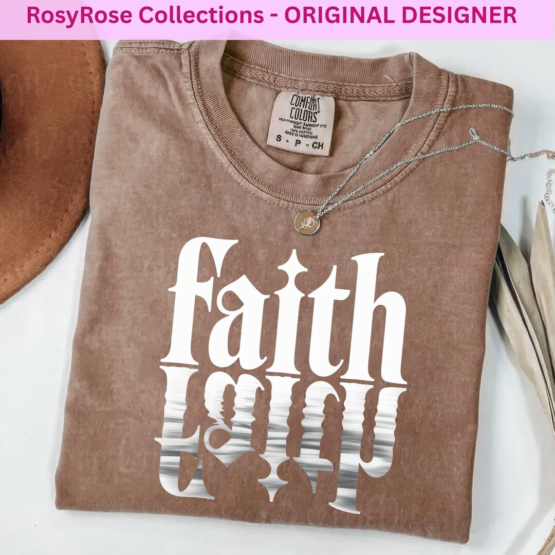 Edgy Christian Faith PNG With Wavy Reflection, Modern Religious ...