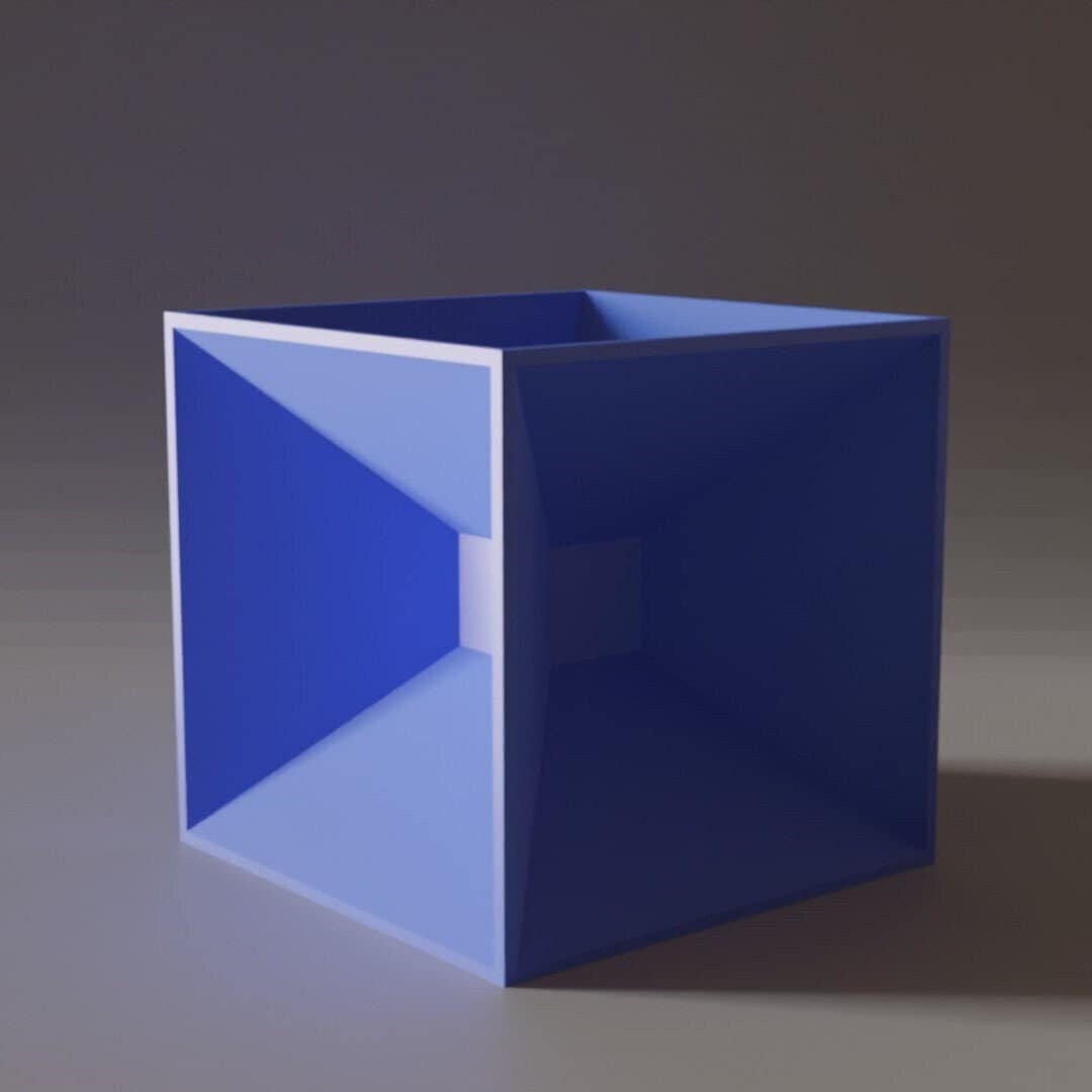 Tesseract Hyper-cube Model Stl - Etsy