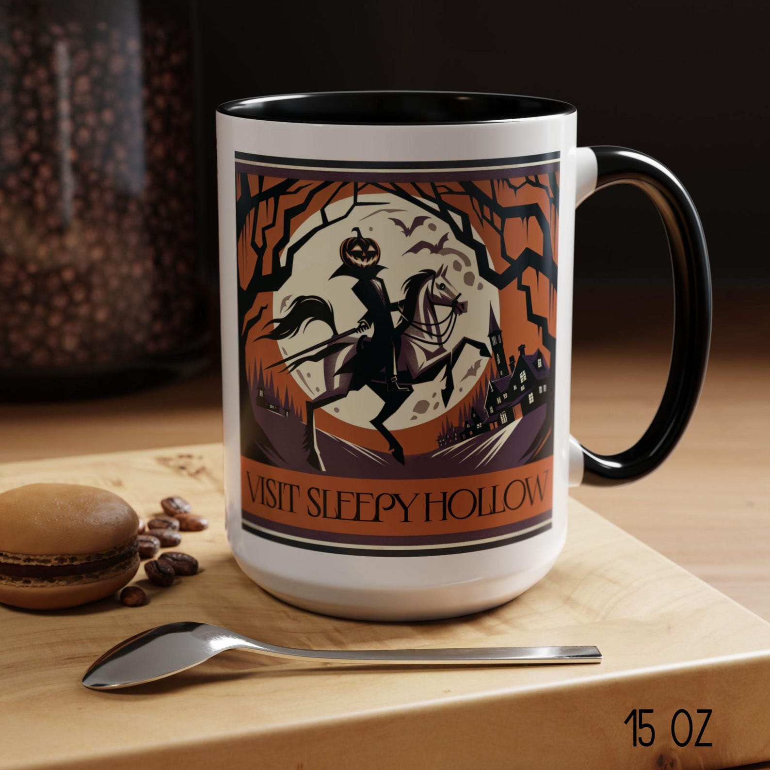 Visit Sleepy Hollow Mug, Legend of Sleepy Hollow, Travel Poster ...