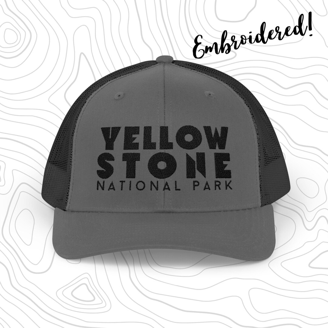 Custom Yellowstone Dad Hat, National Park, Yellowstone National Park ...