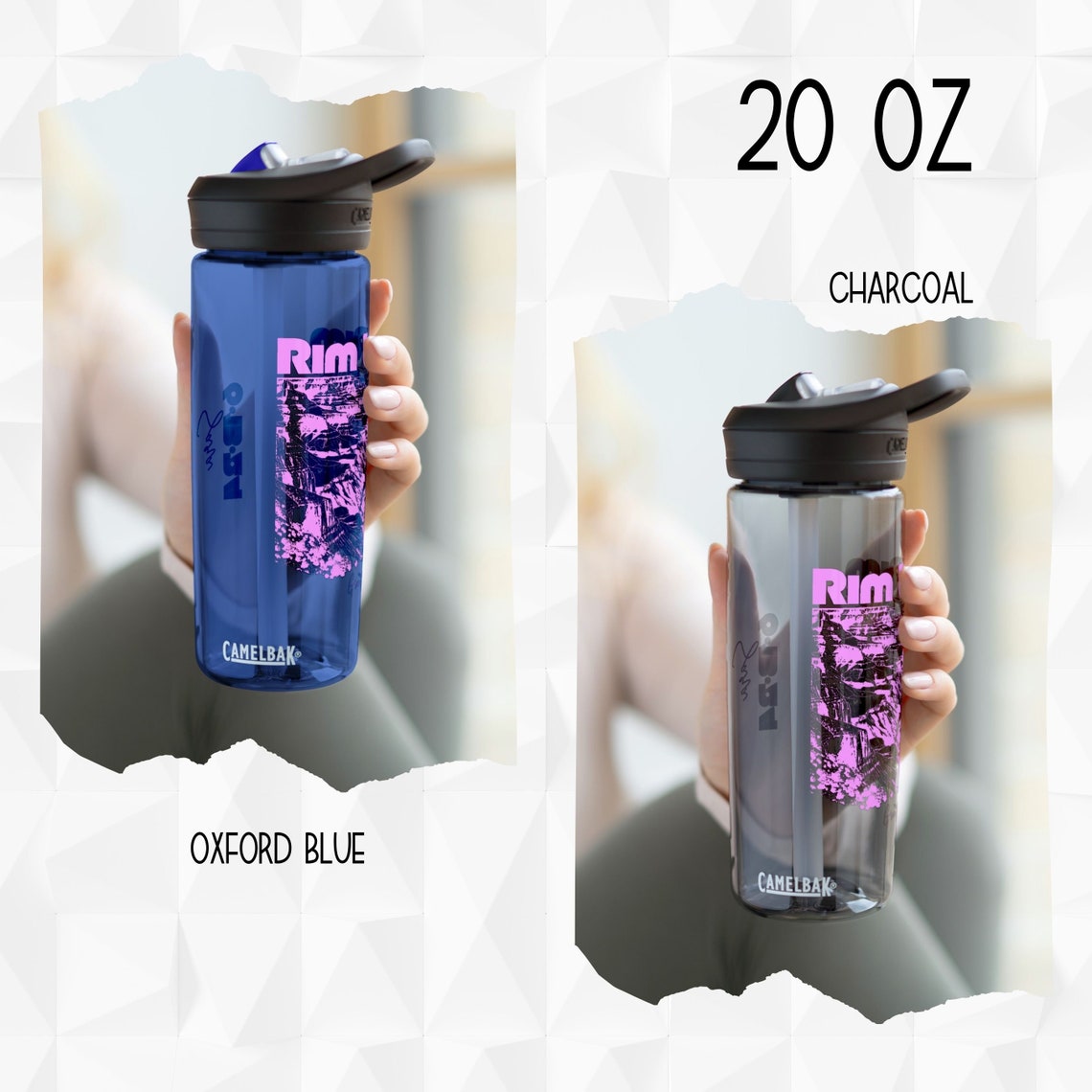 Personalized Grand Canyon Water Bottle, Rim to Rim Hiking Gift - Etsy